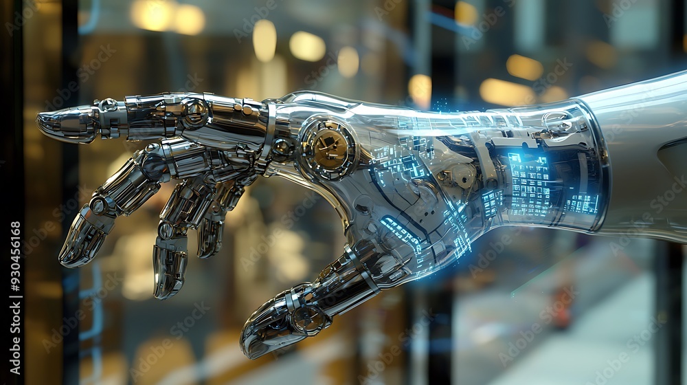 Sensor technology in cyborg enhancements, visualizing the integration ...