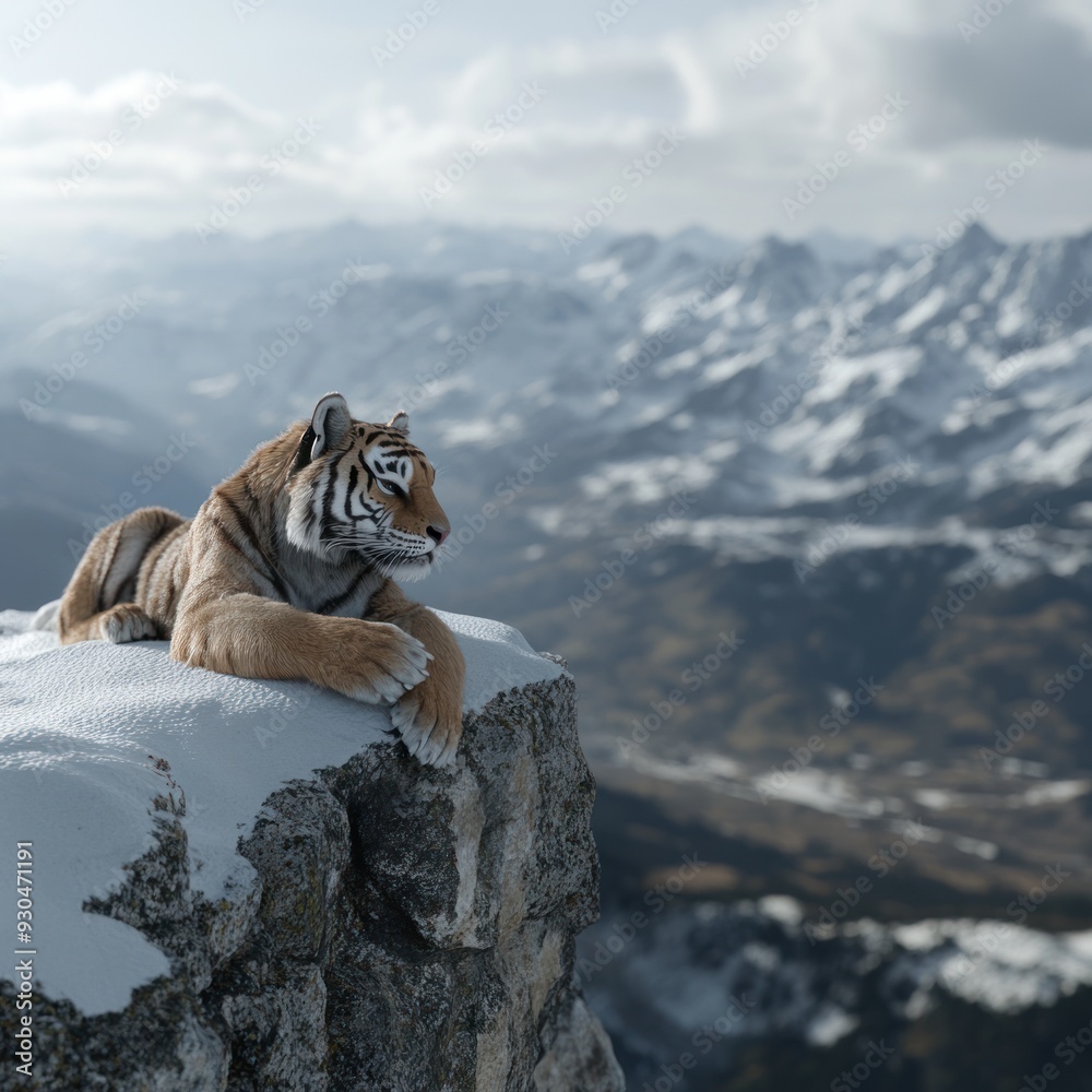 Ancient feline: The saber-toothed tiger, an iconic and extinct predator ...