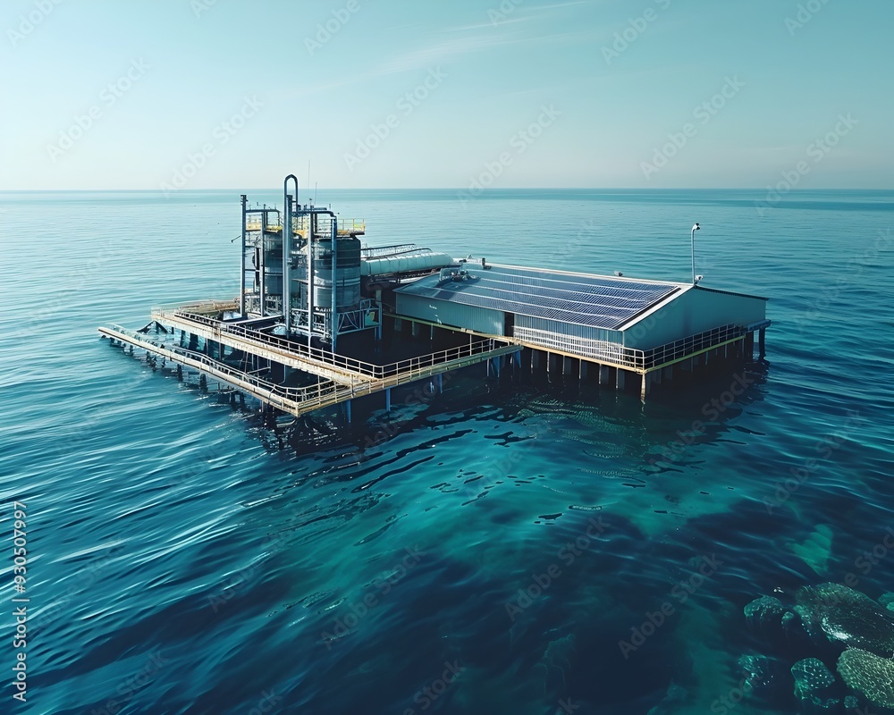 Floating Solar Powered Desalination Plant Turning Seawater into ...