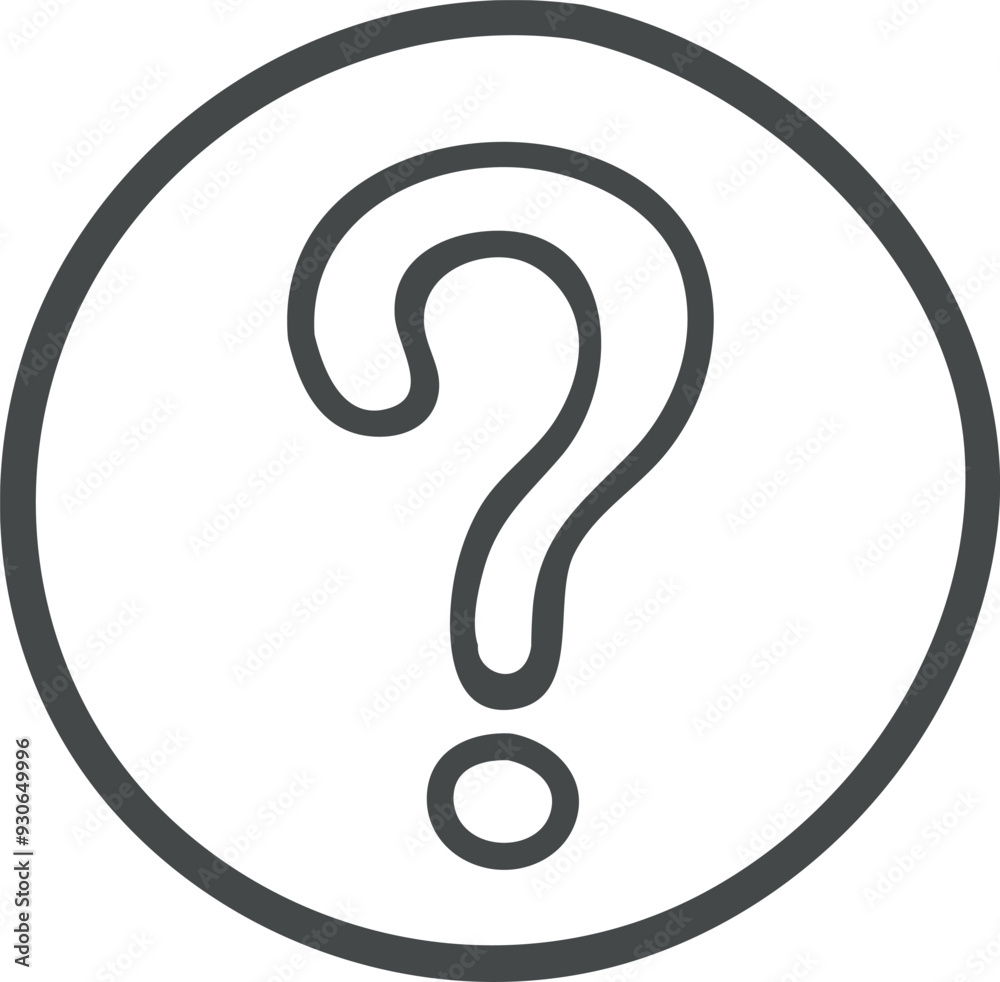Question mark icon vector. Question Marks Icon for web, app, ui, ux ...