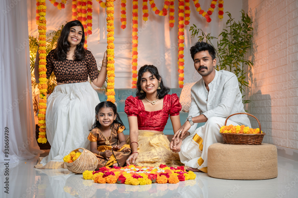 Onam festival background, South Indian people celebrating Onam festival ...