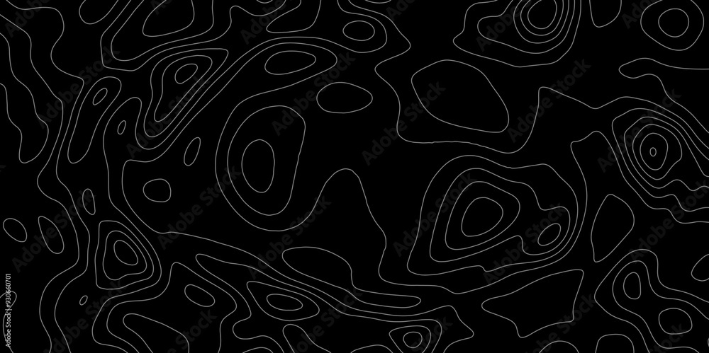 Curved topology and topography vector design abstract background for ...
