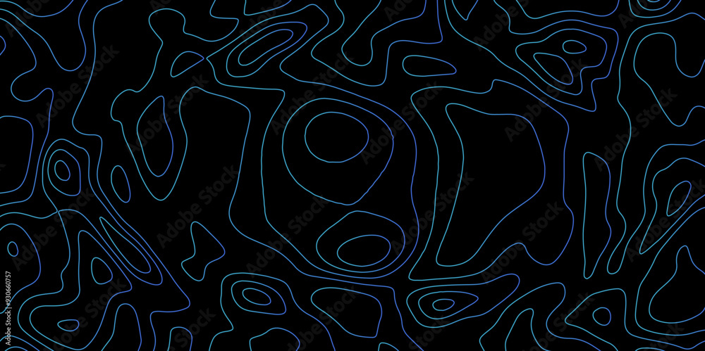 Curved topology and topography vector design abstract background for ...