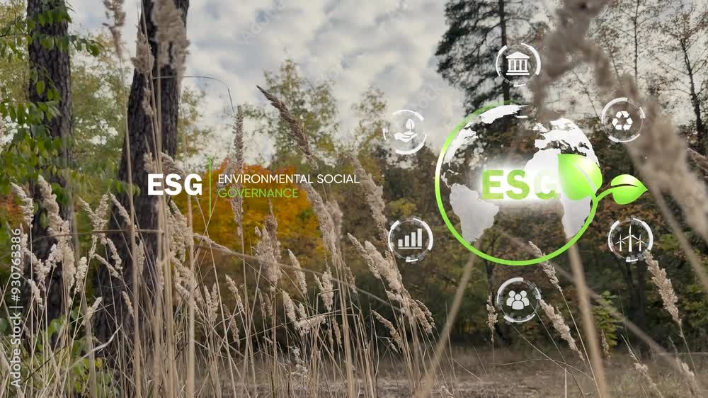 Environment Social and Governance concept.Circular economy concept for ...