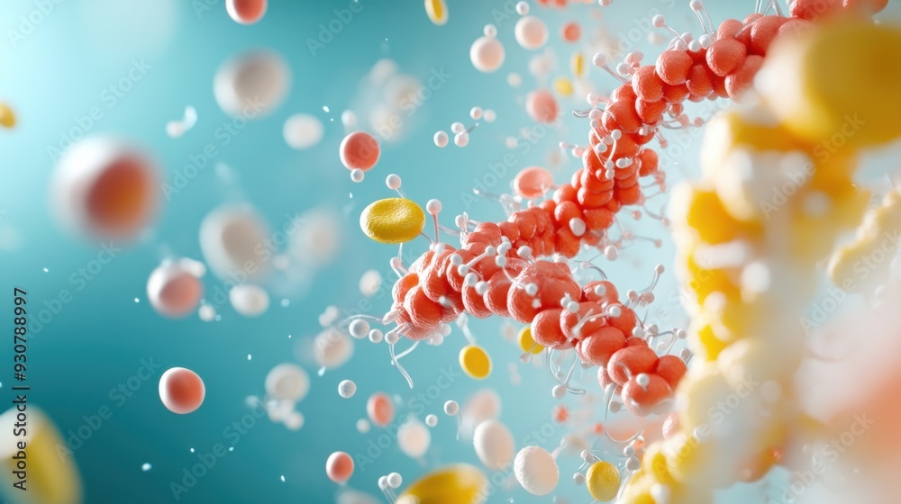 Hyper-Realistic Close-Up of Exosome Lipid Bilayer Revealing Cellular ...