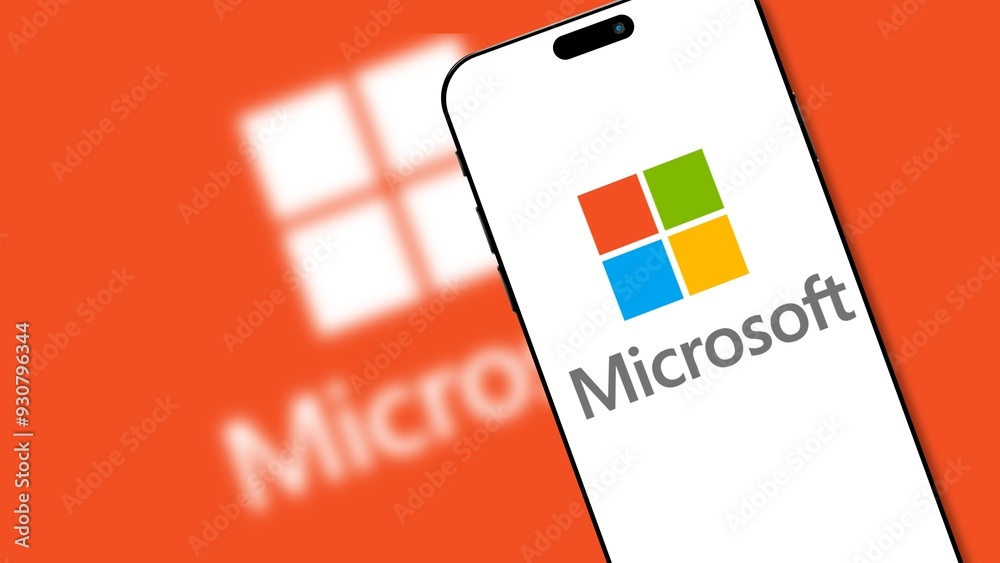 Istanbul, Turkey - 20 Aug 2024: Microsoft logo displayed on a ...