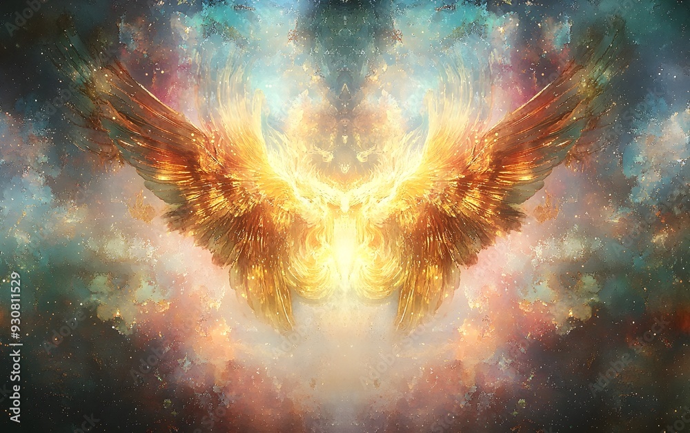 Ethereal Celestial Emblems of Divine Spiritual Insignia and Ascended ...