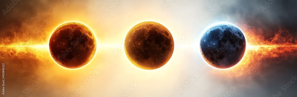 Triple Solar Eclipse Spectacle: Partial, Total, and Annular Eclipses in ...