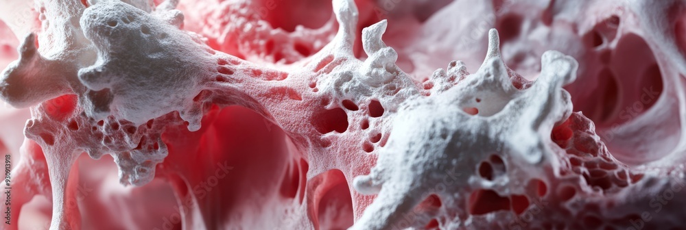 This image illustrates the bone resorption process, where osteoclasts ...