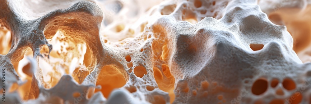 This image illustrates the complex process of bone resorption ...