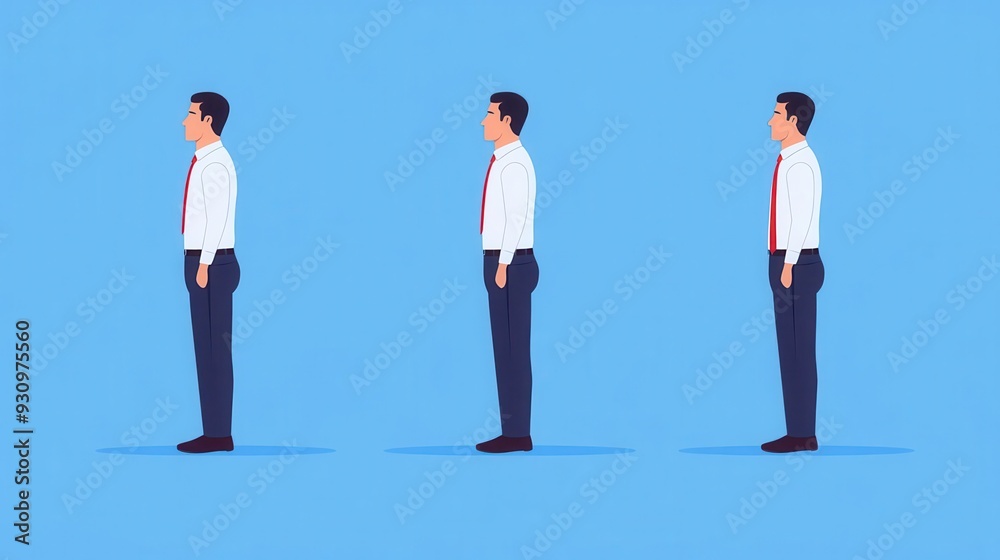 A visual representation of the impact of poor posture on overall health ...