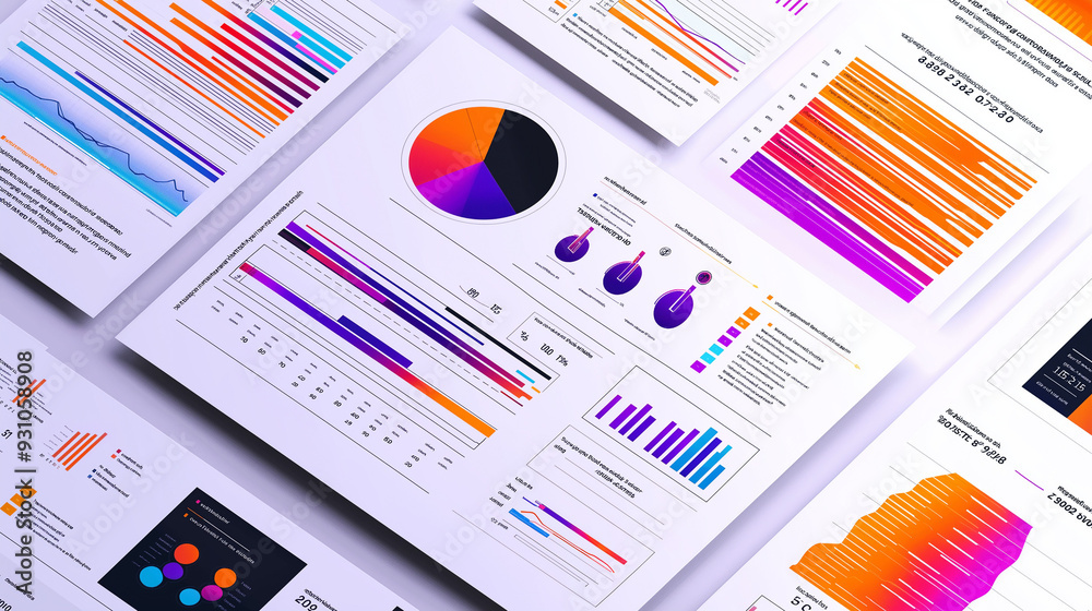 A clean and minimalist infographic layout featuring a combination of ... A clean and minimalist infographic layout featuring a combination of ...