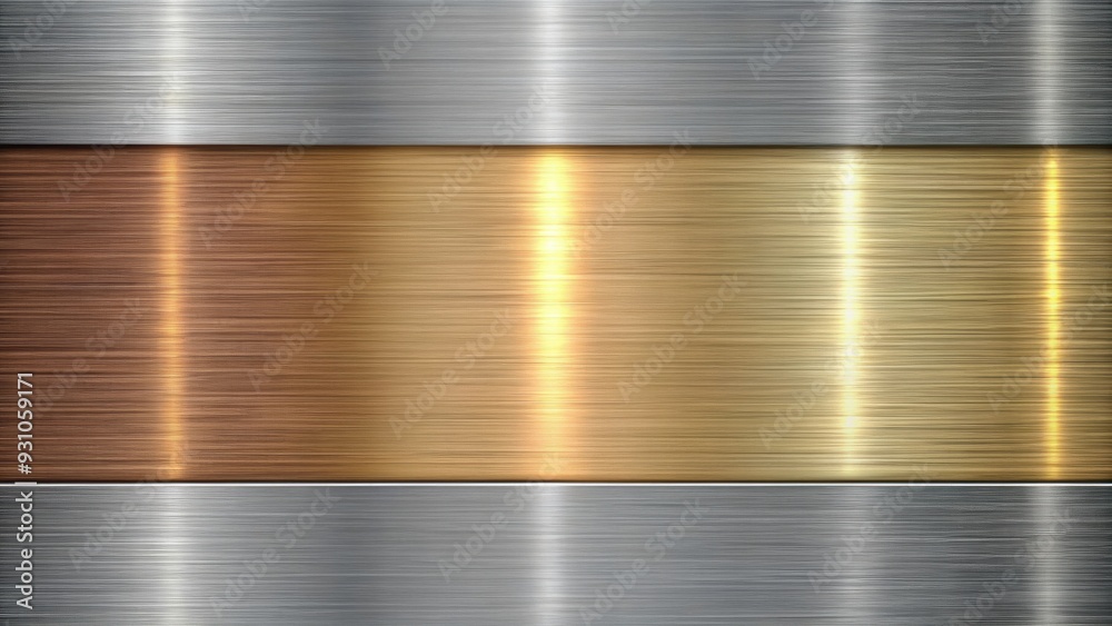 Silver, gold, and bronze metal textures for background design, silver ...