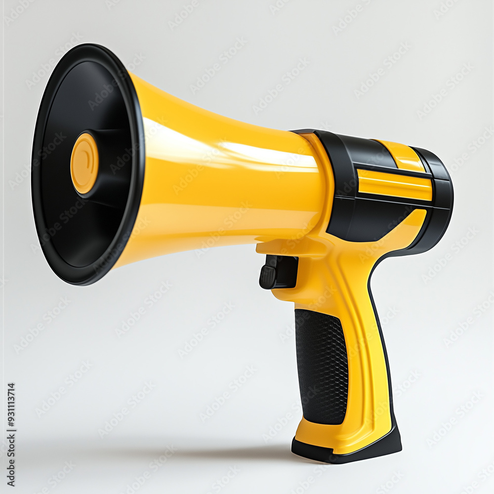 Handheld Megaphone with Powerful Siren for Clear Announcements Stock ...