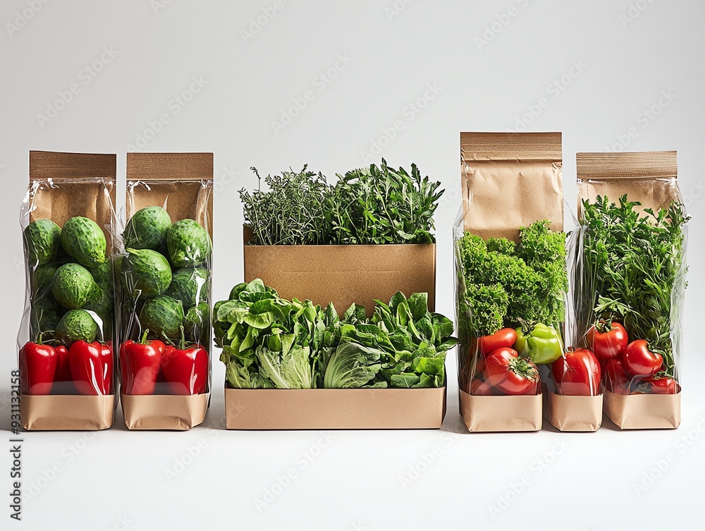 A sustainable packaging design for fresh produce, using biodegradable ...