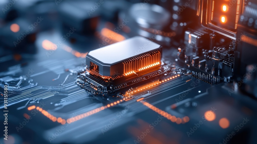 An illustration of interconnected sensors and devices powering ...