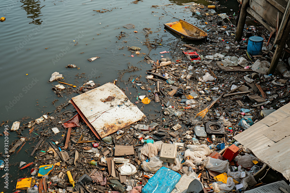 Garbage in the sea, Water pollution in the ocean harm sea creature ...