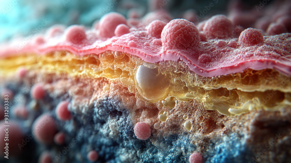 Diagram showing the layers of skin and how blisters form, with a focus ...