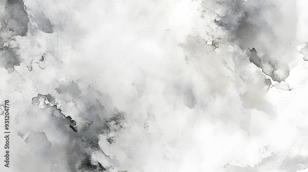 Generate a white background with a light, abstract watercolor wash ...