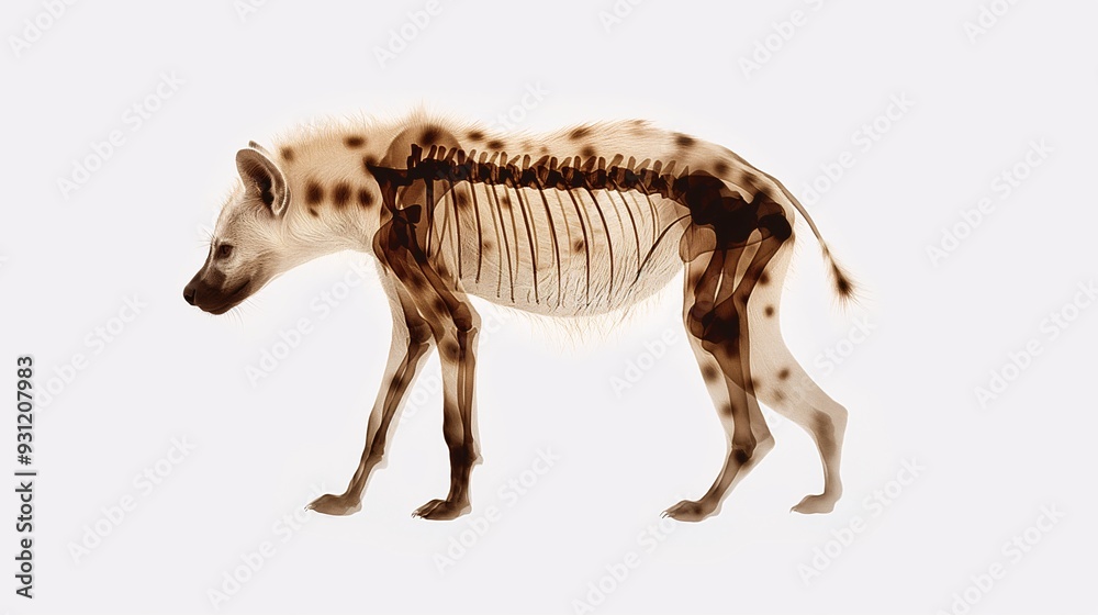 Hyena's Haunting Gait: An x-ray vision of a spotted hyena reveals the ...