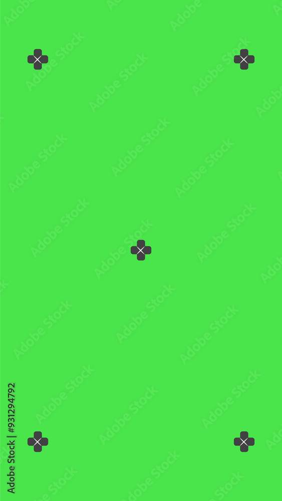 Green screen background, VFX motion tracking markers. Green screen ...