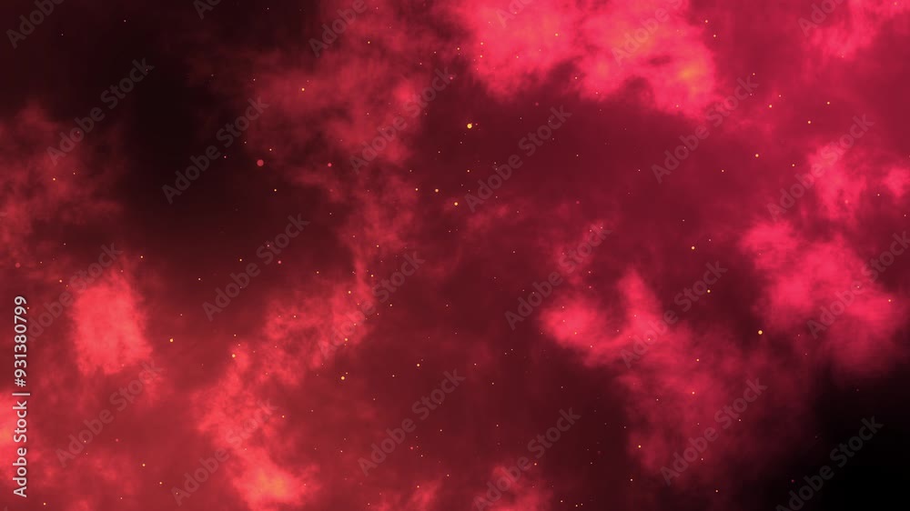Red particles background. Fire sparks particles background. Ember ...