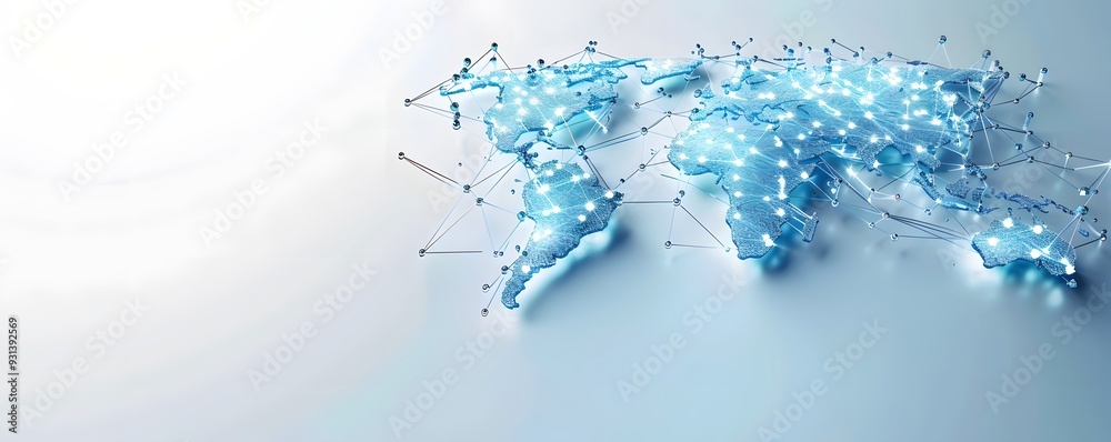 Geometric representation of Earth using only triangles to form ...