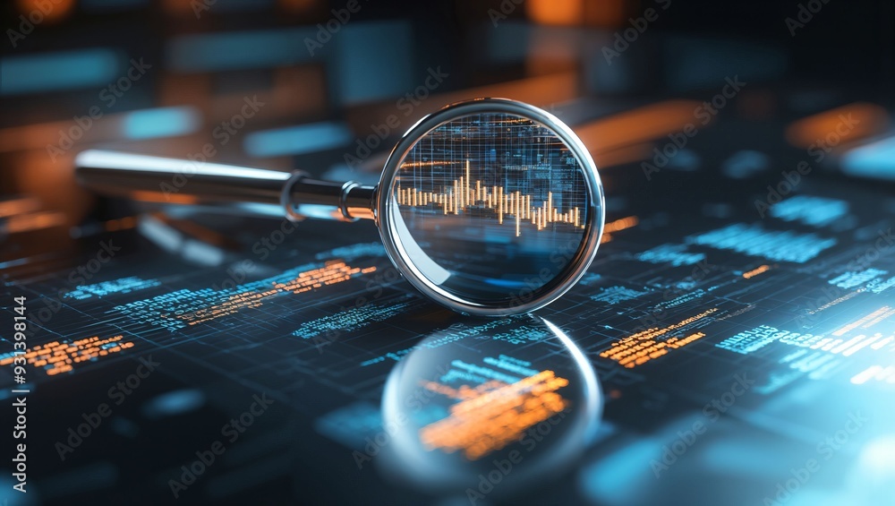 Exploring Data Waves: A Magnifying Glass Focuses on Dynamic Digital ...