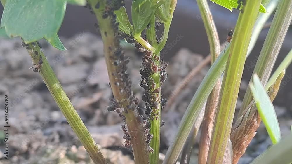 Aphids secrete a sweet liquid called honeydew. Honeydew is especially ...