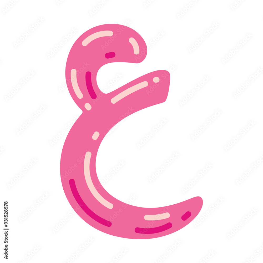 Ain letter vector illustration, hijaiyah letter of arabic alphabet ...