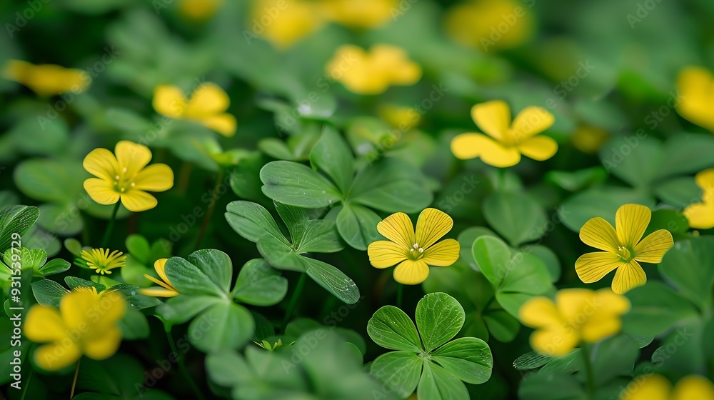Bermuda buttercup a species of wood sorrels Botanical name Oxalis ...