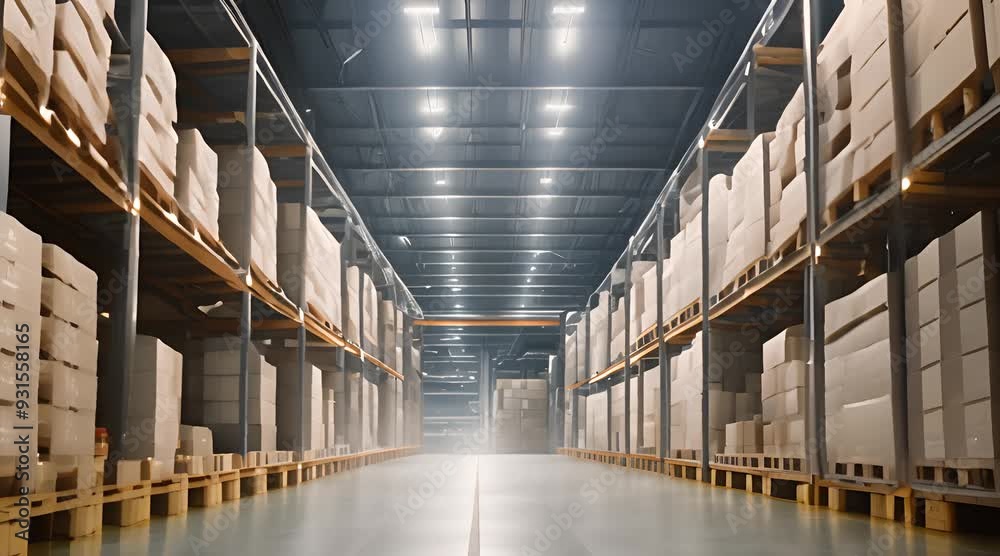 Efficient Cold Storage A Symphony in Supply Chain Logistics Concept ...