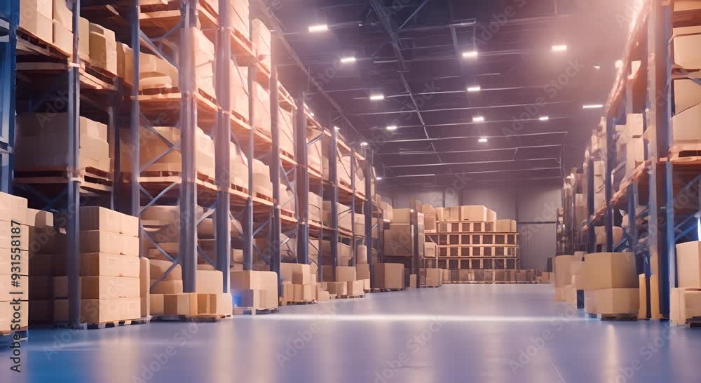 Efficient Cold Storage A Symphony in Supply Chain Logistics Concept ...