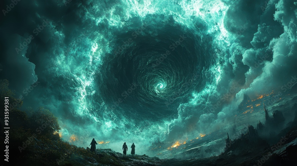 Eldritch Deity's Terrifying Power: Otherworldly Vortex of Darkness and ...