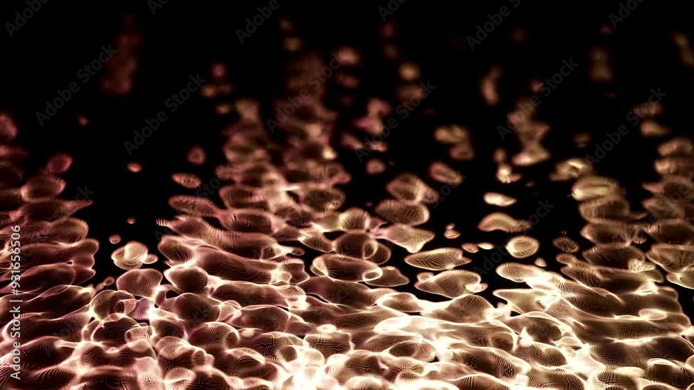 Cosmic Stardust Cascade Animation in 4K - Captivating Background Video ...