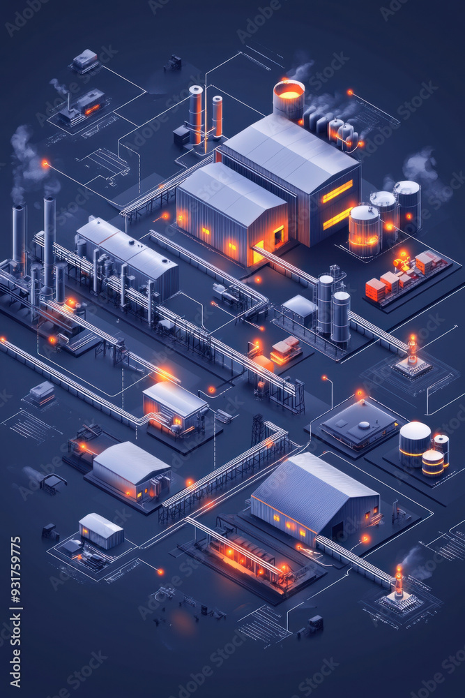 supply chain infographic, Detailed supply chain infographic ...