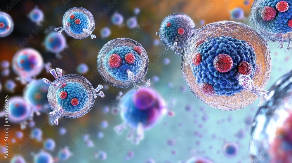 Immune cells are shown becoming activated and responding to a vaccine ...