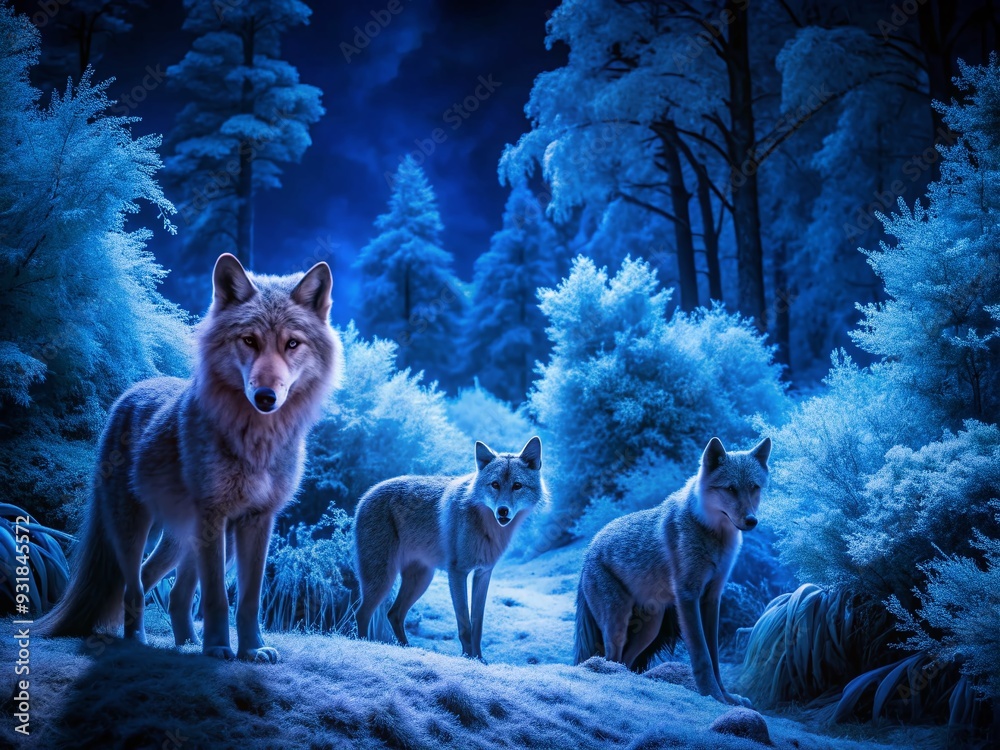Nocturnal Explorations: Animals in their nocturnal habitats, mysterious ...