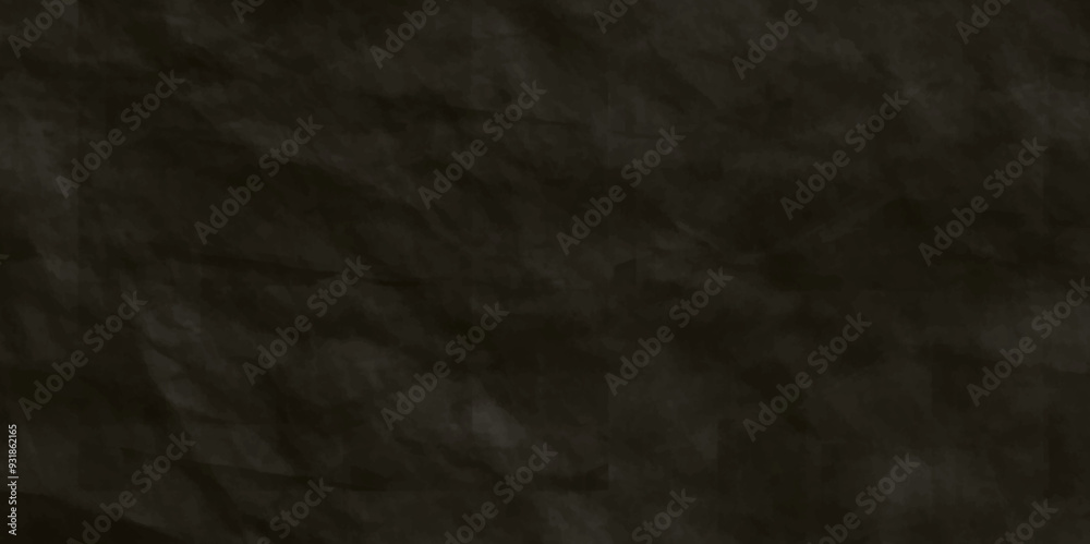 Vector Dark black crumpled old paper background. black cracked texture ... Vector Dark black crumpled old paper background. black cracked texture ...