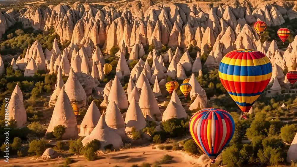 cappadocia, Antalya Pamukkale Tour of Hot Air Balloon Flight ...