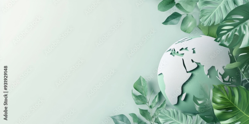 Adorable Green World Paper Art: Earth Day and World Environment Day ...