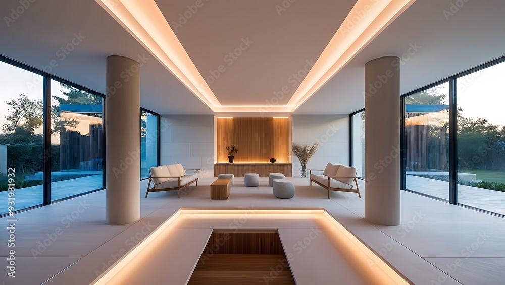 This serene and modern space is a perfect example of how natural light ...