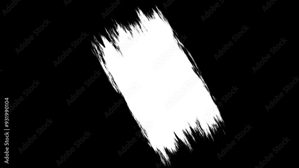 Animation of Paint Brush Stroke. Paint Brush Wipe On and Off animation ...