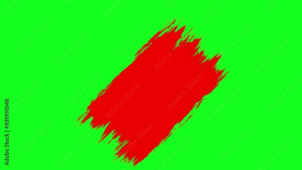 Animation of Paint Brush Stroke. Paint Brush Wipe On and Off animation ...