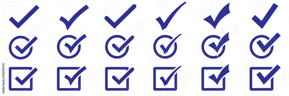 Vetor do Stock: Check mark icon. Check mark vector icon. Checkmark ...