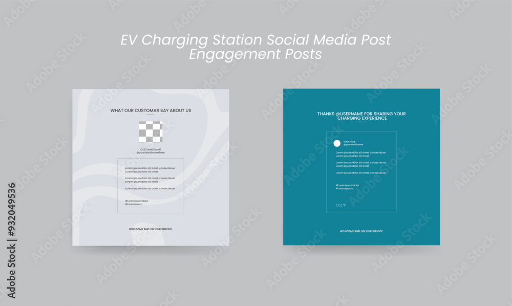 EV charging station social media post, Instagram post for ev charging ...