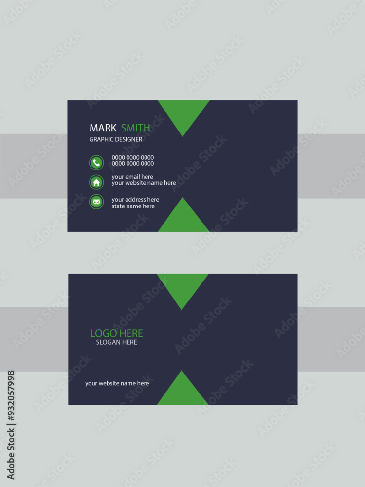 business card design for business and personal use. business card ...