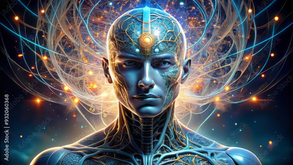 A fusion of flesh and steel, the cerebral cyborg embodies the symbiosis ...