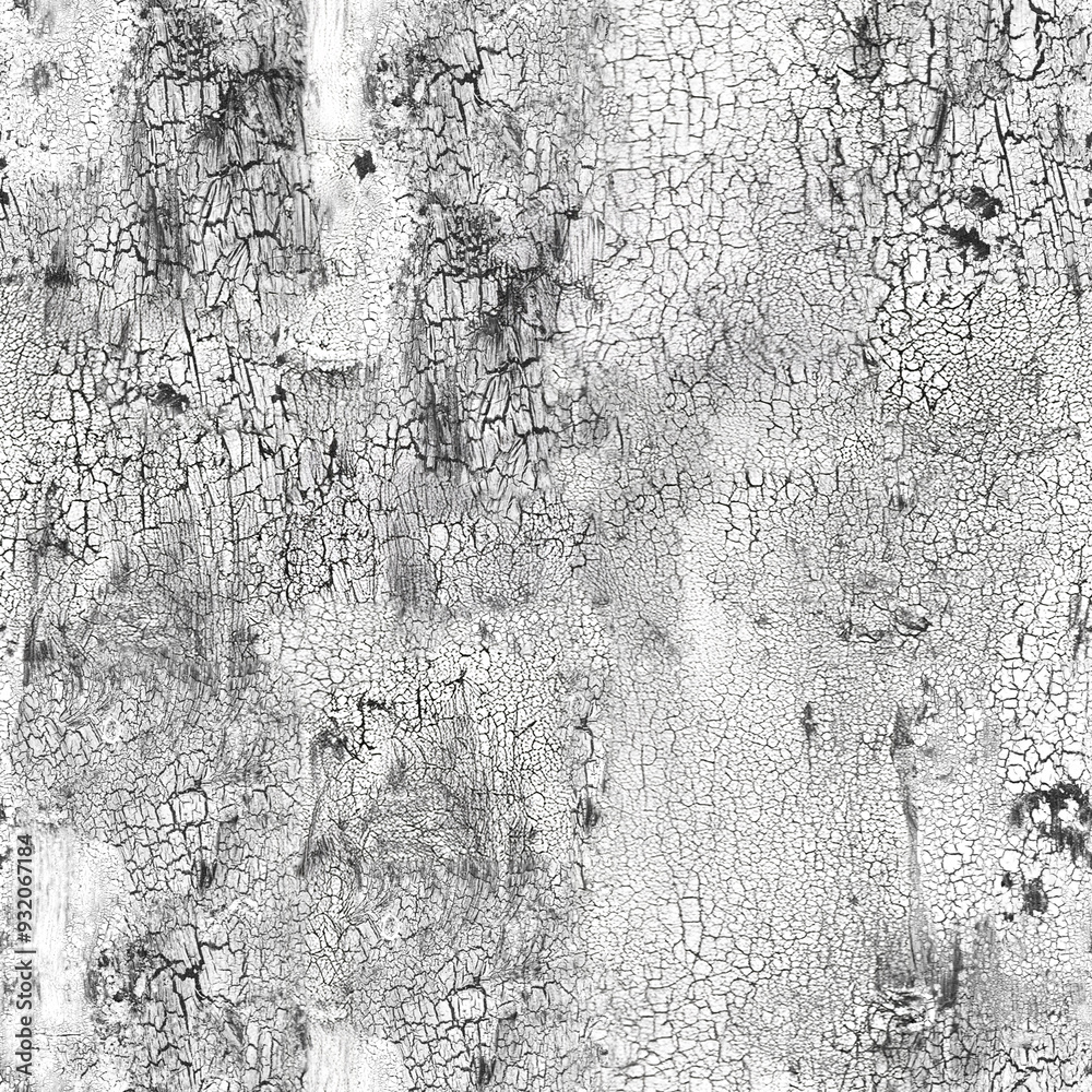 Photographed structure of old paint layer that is tearing. Crackle ...