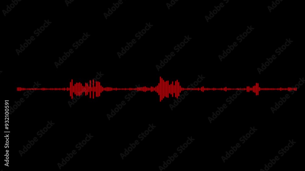 Audio Waveform Spectrum Animation Spectrum Audio Animation Seamless Loop Wave Motion